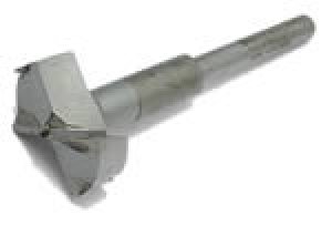 2-Wing Carbide Tipped Bore Bit, 2-1/8" Dia x 6" OAL x 1/2" Shank